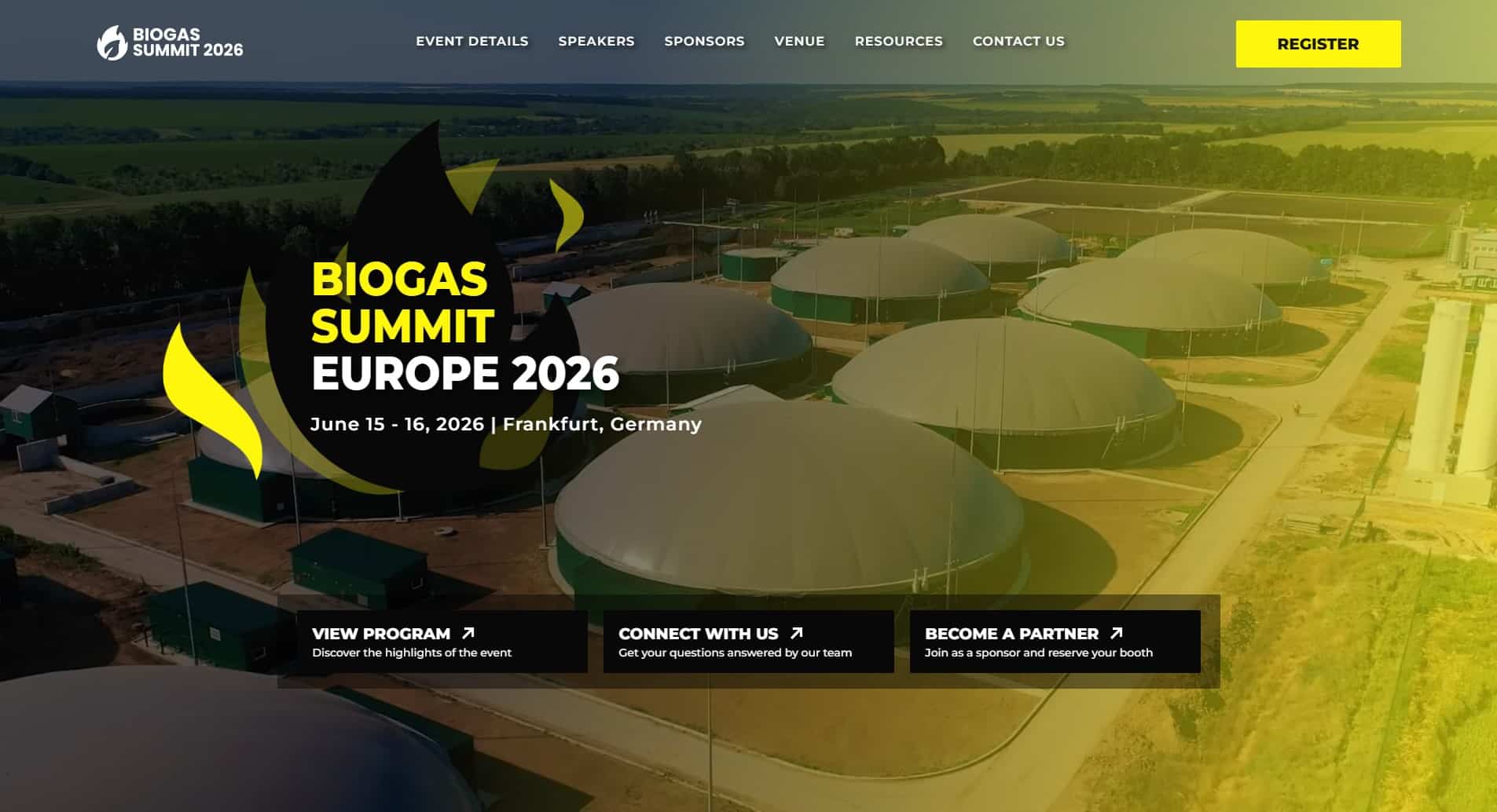 Biogas Summit Europe 2026 | Register Now
